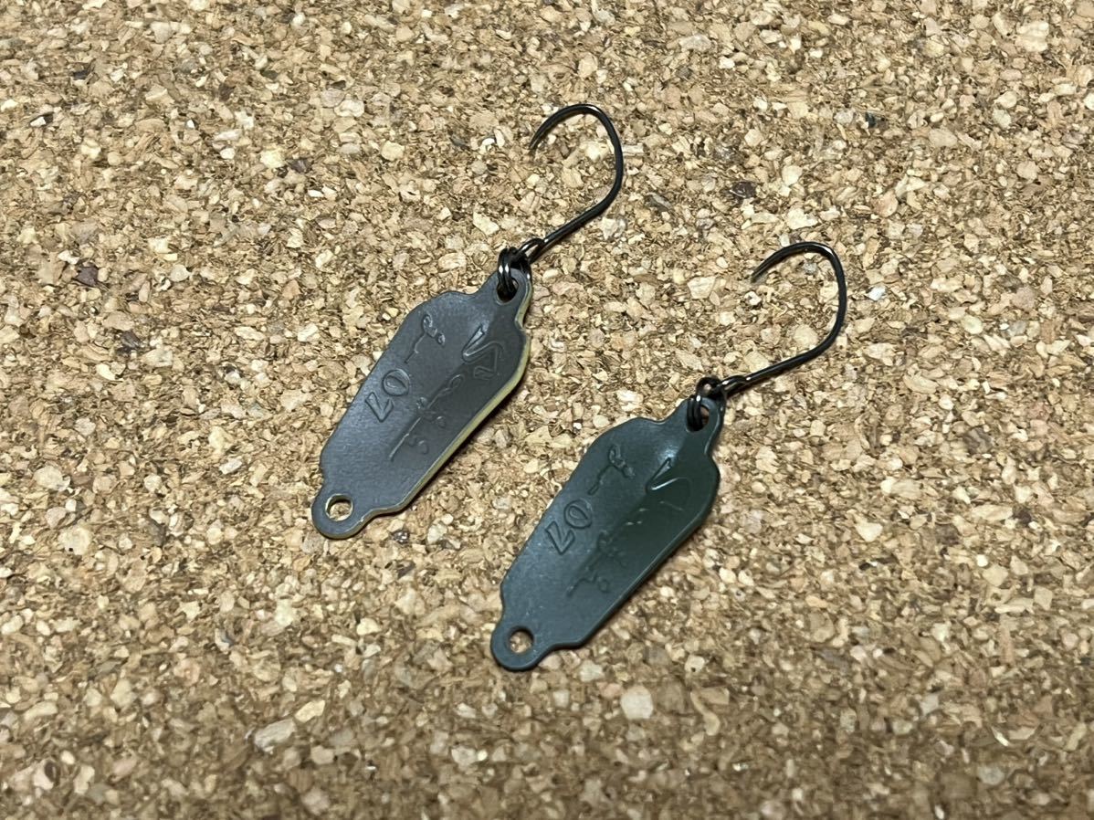 【目立った傷や汚れなし】【B-25】TROUT SPOONS Lab トラウトスプーンラボ saji jak 07 0.8g 鱒魂 オリカラ ★ 中古 エリアトラウト ルアー マイクロ 管釣り ...