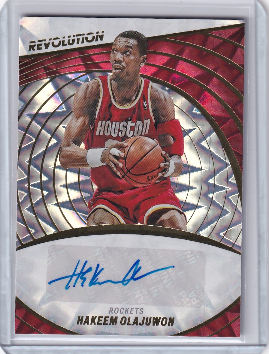 【未使用】[100枚限定] NBAカード 2022-23 Revolution Basketball Hakeem Olajuwon auto ...