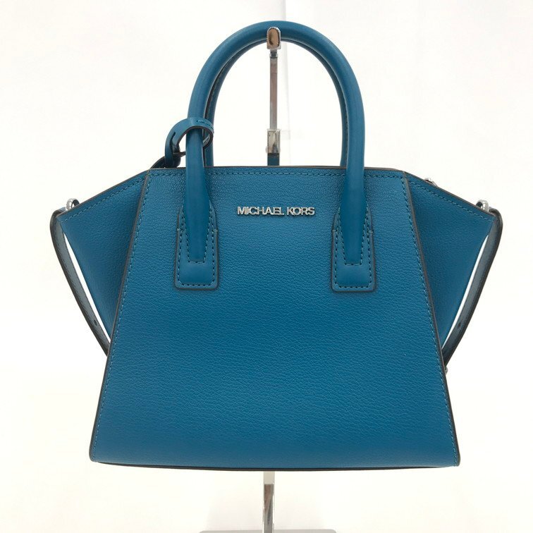 【傷や汚れあり】MICHAEL KORS マイケルコース 2way ショルダーバッグ ターコイズブルー 【CCAJ3086】の落札情報詳細 ...