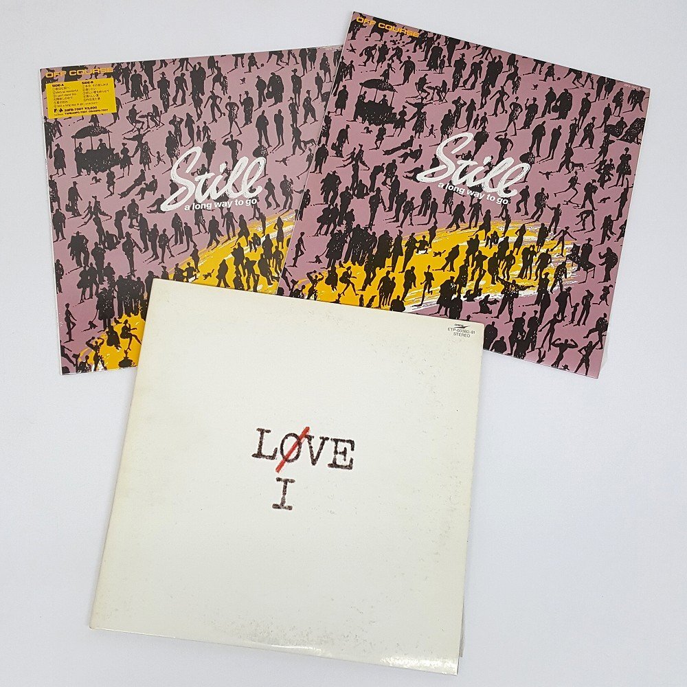 【傷や汚れあり】《ジャンク》オフコース Off Course Still A Long Way To Go ライブ 見本盤 他 LP レコード ...