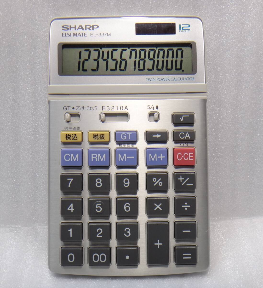 【傷や汚れあり】動作ok 送料230円より シャープ 12桁 ソーラー電卓 エルシーメイト EL-337M elsi mate sharp 簿記検定等にの落札情報詳細 - ヤフオク落札価格検索 ...