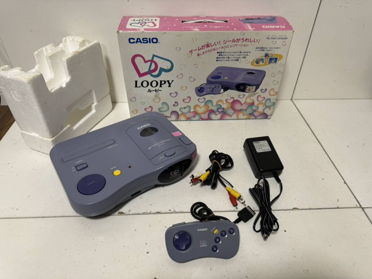 【やや傷や汚れあり】CASIO LOOPY ルーピー マイシールコンピューター SV-100の落札情報詳細 - ヤフオク落札価格検索 オークフリー