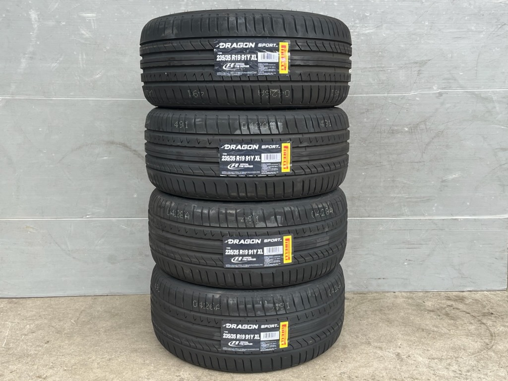 【未使用】新品4本の場合 送料込～￥52800ピレリ PIRELLI DRAGON SPORT 2022年製 235/35R19 91Y XLの落札情報詳細 - Yahoo!オークション落札 ...