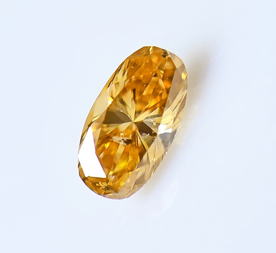 【目立った傷や汚れなし】【100円～】0.113ct 天然ダイヤ FANCY INTENSE BROWNISH YELLOW（ナチュラルカラー）I1 OVカットの落札情報詳細 - Yahoo ...