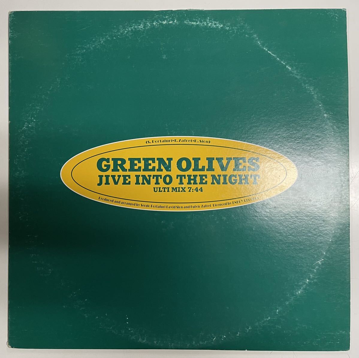 【傷や汚れあり】 12：国内プロモ GREEN OLIVES / JIVE INTO THE NIGHT (ULTI MIX/REMIX)の ...