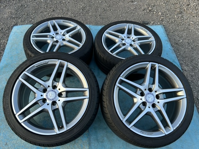 【傷や汚れあり】メルセデスベンツ Eクラス W212 S212 AMG 純正 18インチ 8.5/9J-18 PCD112 5穴 +48 ...