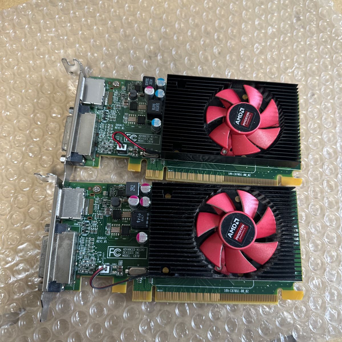 【傷や汚れあり】(F-16)AMD Radeon C870 109-C87051-00_02 2枚セットの落札情報詳細 - ヤフオク落札価格 ...