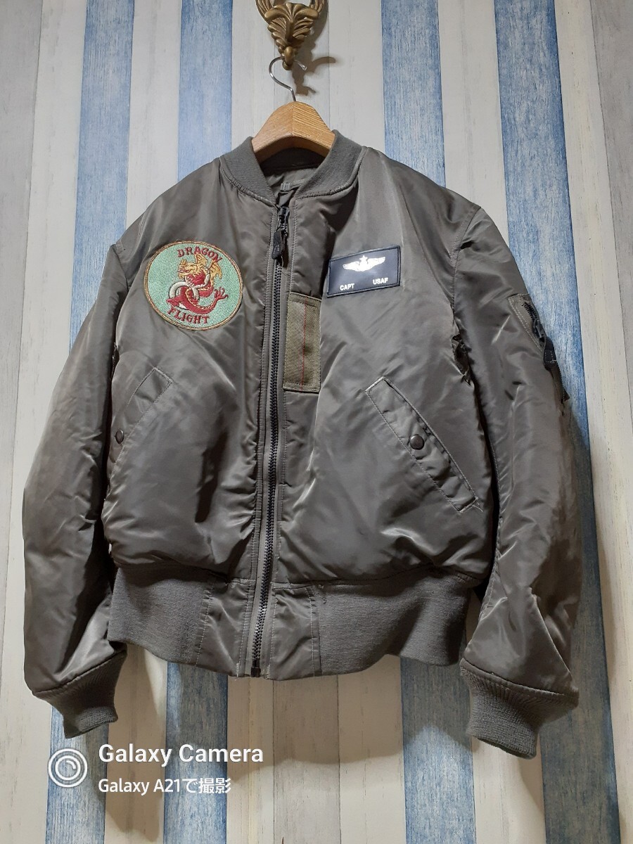 【やや傷や汚れあり】★USA製 ALPHA アルファ 50s復刻 MA-1 フライト ジャケット MIL-J-82798★サイズL★の落札情報詳細 - Yahoo!オークション落札価格検索 ...
