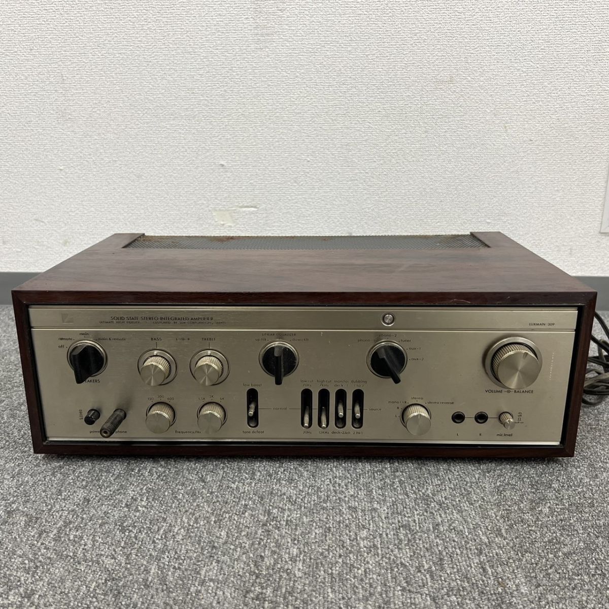 【傷や汚れあり】P403-H15-2865 LUXMAN ラックスマン L-309 11202743 プリメインアンプ ピュアオーディオ機器 ...