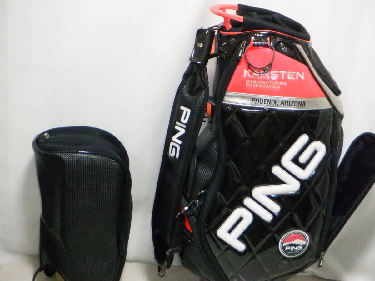 【目立った傷や汚れなし】PING Mr ピン 9.0型3点式ツアーモデル★中古/美品★(BKxWHxRED)ゴルフ キャディバックの落札情報 ...