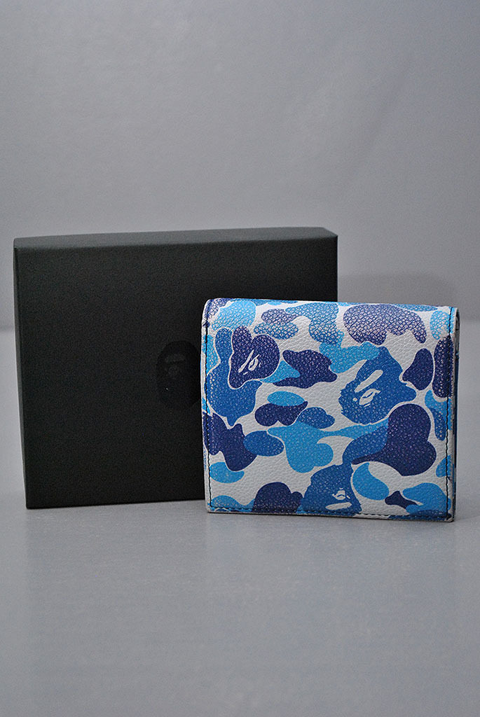 【新品】新品 MCM × BAPE A BATHING APE BAPE SHARK ZIP AROUND WALLET BROWN エイプ ...