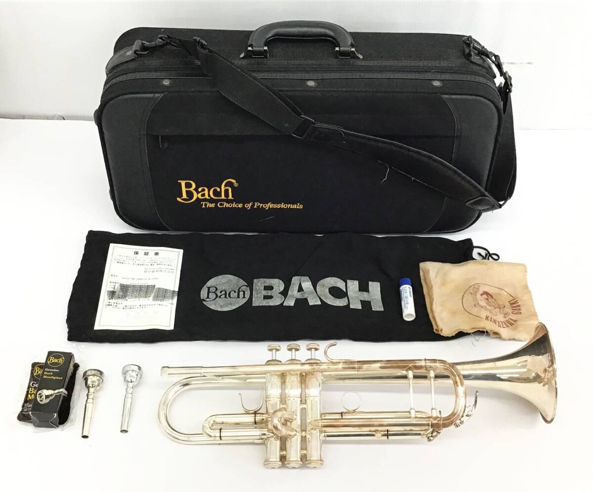 【全体的に状態が悪い】Bach トランペットTR400 SP W ケース付き 金管楽器 吹奏楽 ブラスバンド 演奏 音楽 バックの落札情報詳細 - ヤフオク落札価格検索 オークフリー