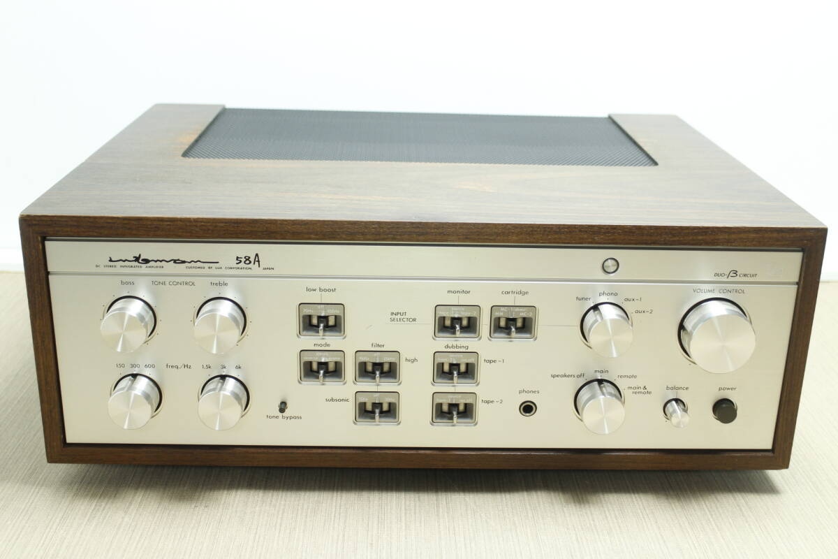 【目立った傷や汚れなし】M-XB-450 Luxman L-58A 1979年9月 プリメインアンプ 内外メンテナンス済みの美品の落札情報詳細 - Yahoo!オークション落札価格検索 オークフリー