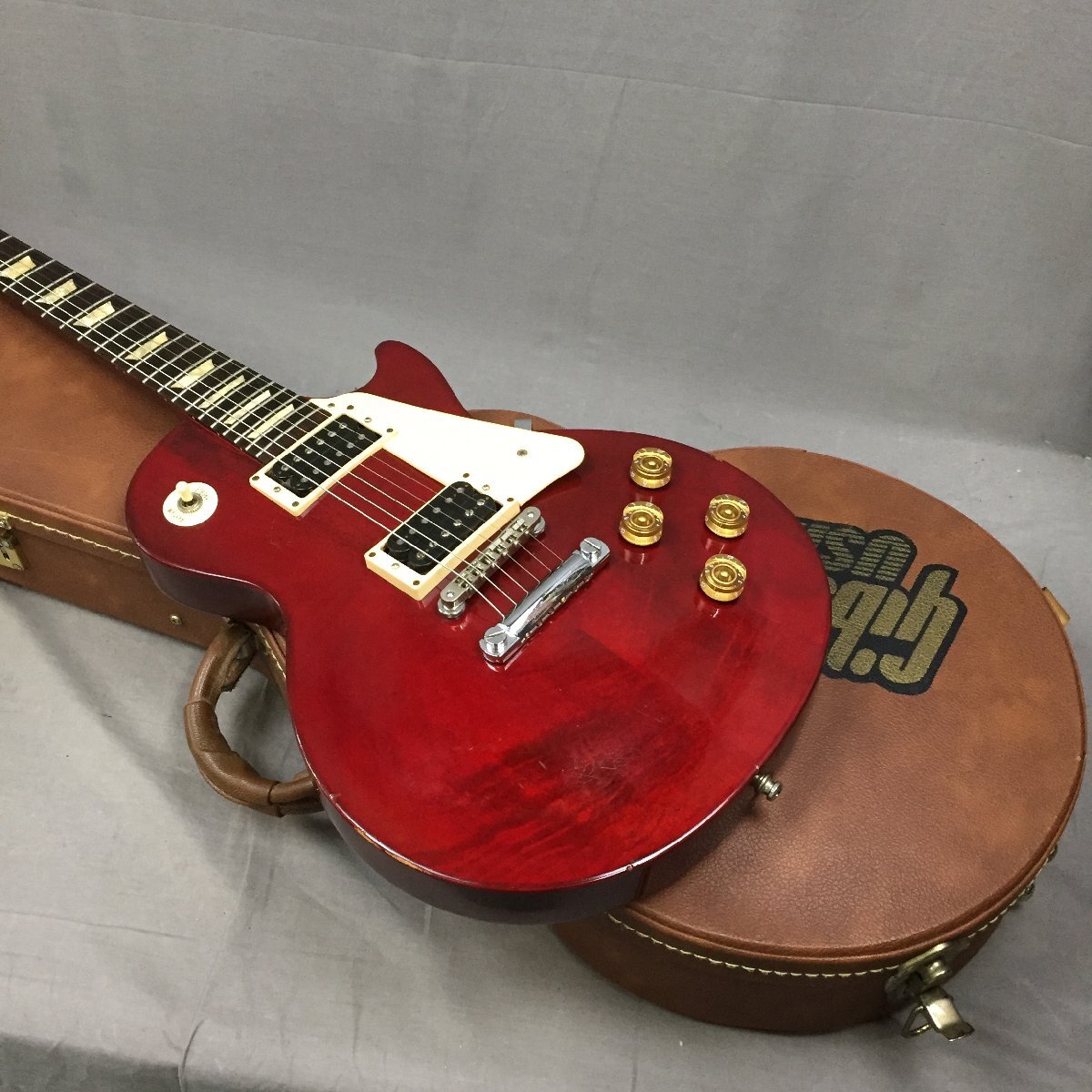 【傷や汚れあり】f145*180【現状品】f145-2404-793 Gibson Les Paul Studio ヘッド裏塗装焼け補修跡あり ...