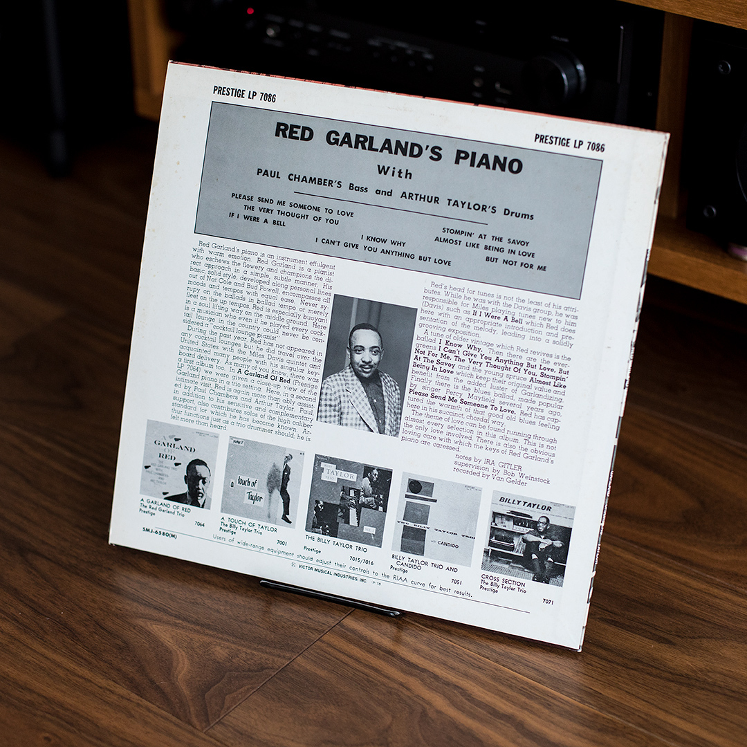 【目立った傷や汚れなし】RED GARLAND レッド・ガーランド RED GARLAND'S PIANO レコード LP（SMJ-6580）の落札情報詳細 - Yahoo!オークション落札 ...