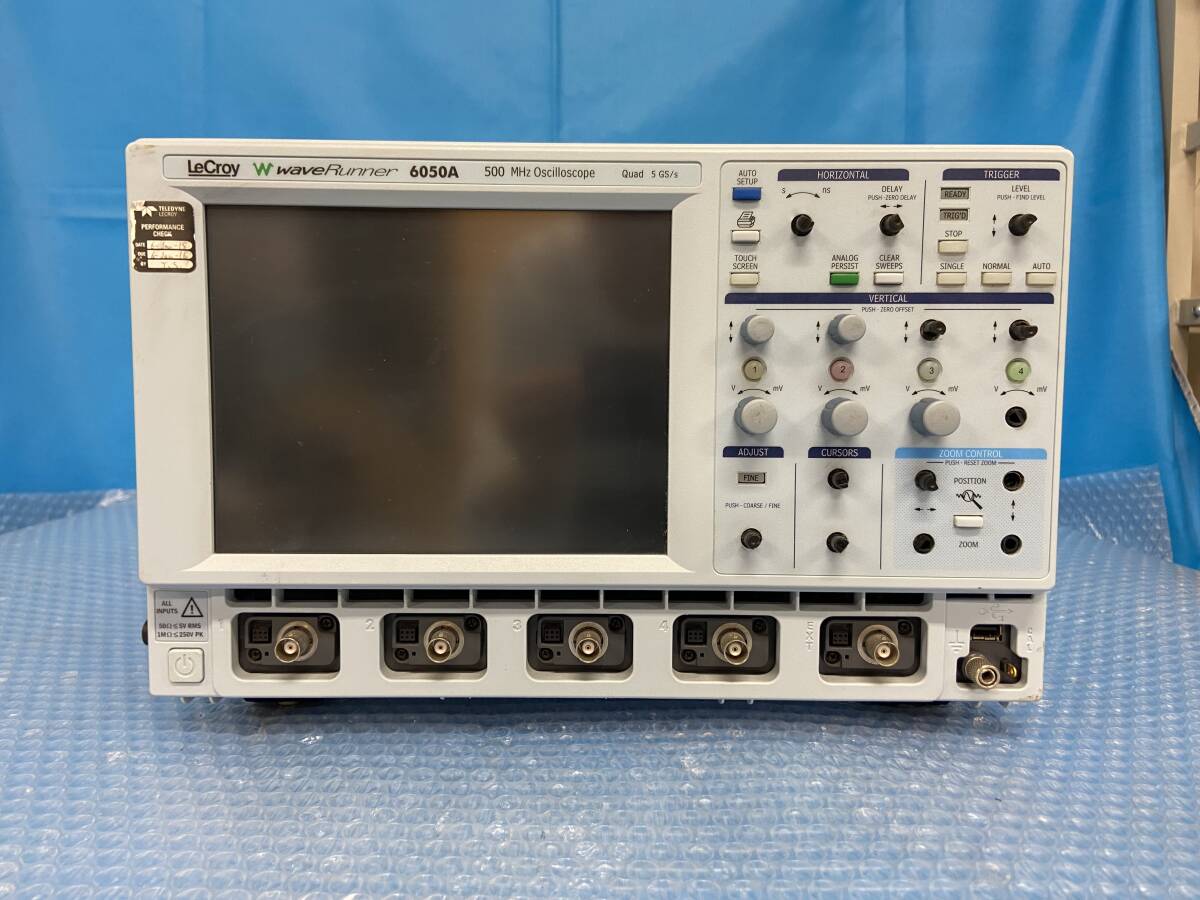 【傷や汚れあり】[CK21403] LeCroy オシロスコープ W waveRunner 6050A 500MHz Oscilloscope ...