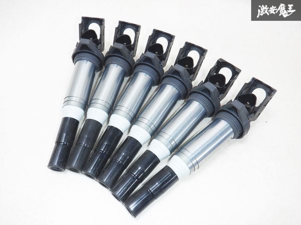 【やや傷や汚れあり】保証付 BMW純正 イグニッションコイル 6本 セット 8616153 7594596 E39 E60 E61 F10 ...
