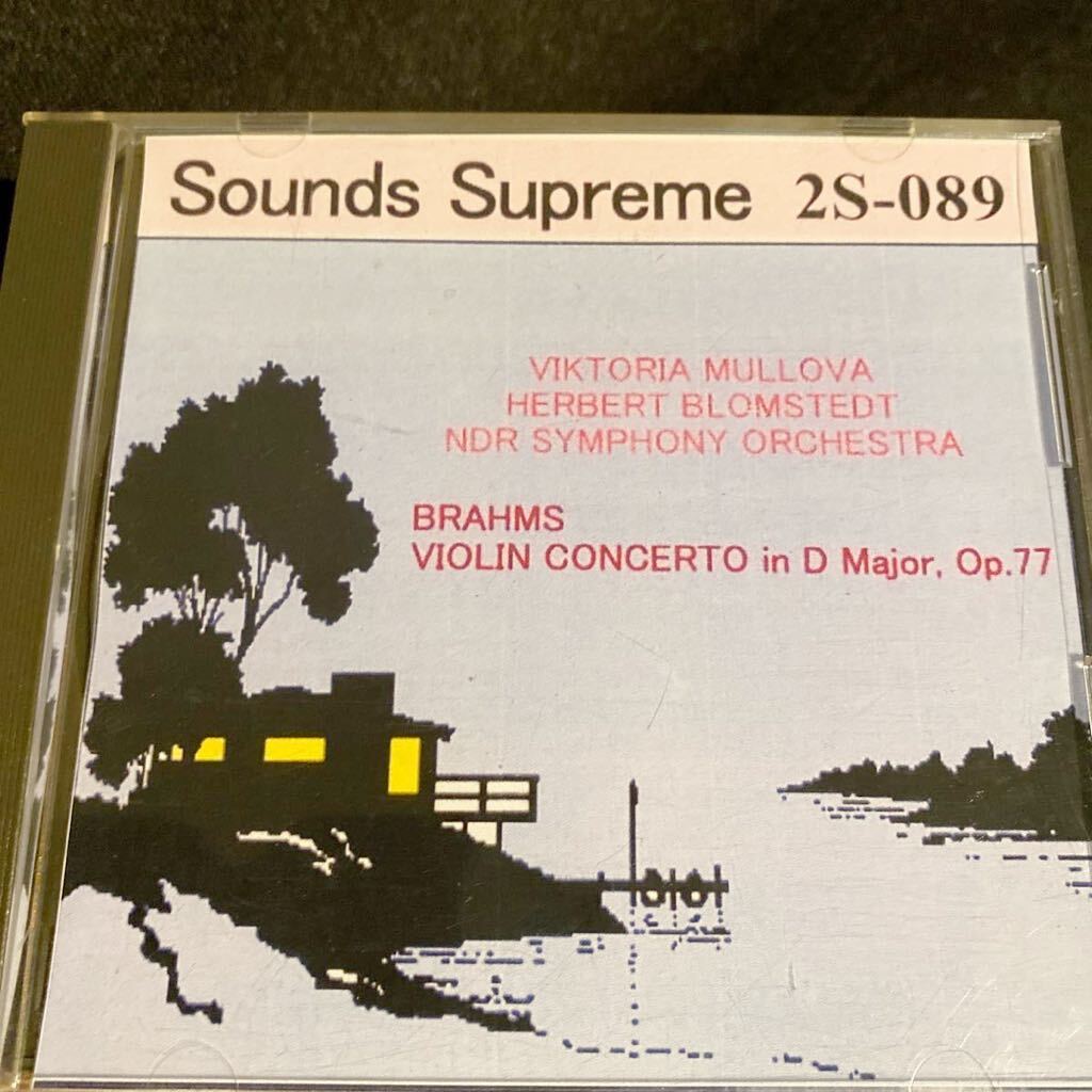 【目立った傷や汚れなし】Sounds Supreme CD-R ムローヴァ ブラームス ヴァイオリン協奏曲 ブロムシュテット/北ドイツ放送交響 ...