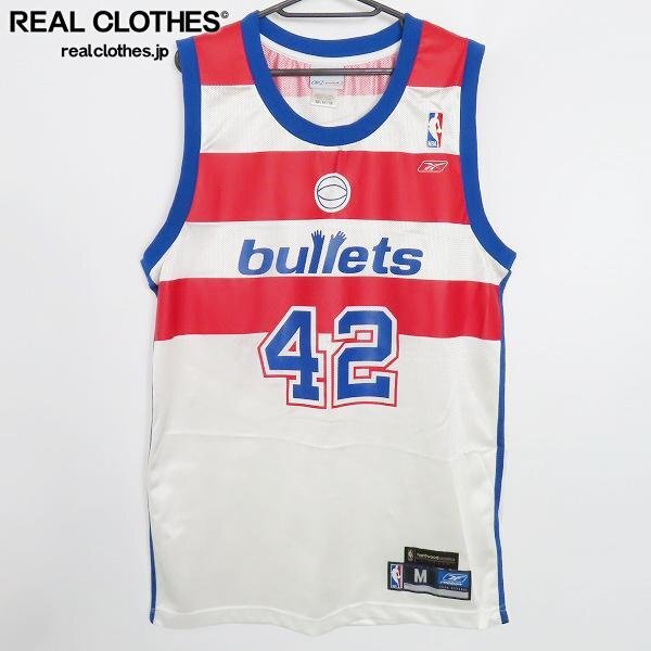 【目立った傷や汚れなし】☆Reebok/リーボック NBA bullets/ブレッツ STACKHOUSE/スタックハウス #42 ...