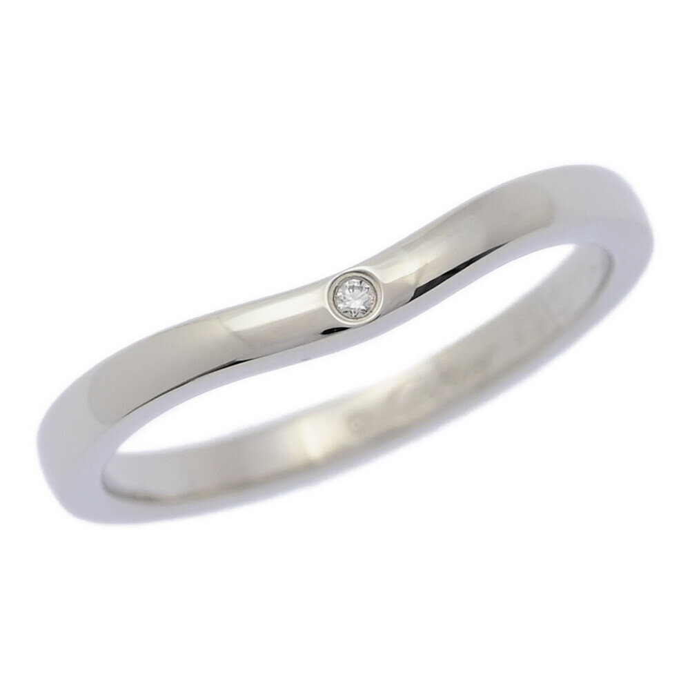 【未使用】Cartier/カルティエ バレリーナ ウェディング 1P・カーブ ダイヤモンドリング・指輪/Pt950-3.1g/9号/#49/プラチナ/B1/プレゼント 522416の落札情報 ...