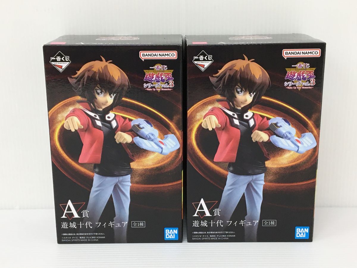 【未使用】K11-706-0615-059【未開封】一番くじ 遊戯王 シリーズvol.3 Wake Up Your Memories 42点セット(A賞 遊城十代 フィギュア/C賞/E賞/F賞 ...