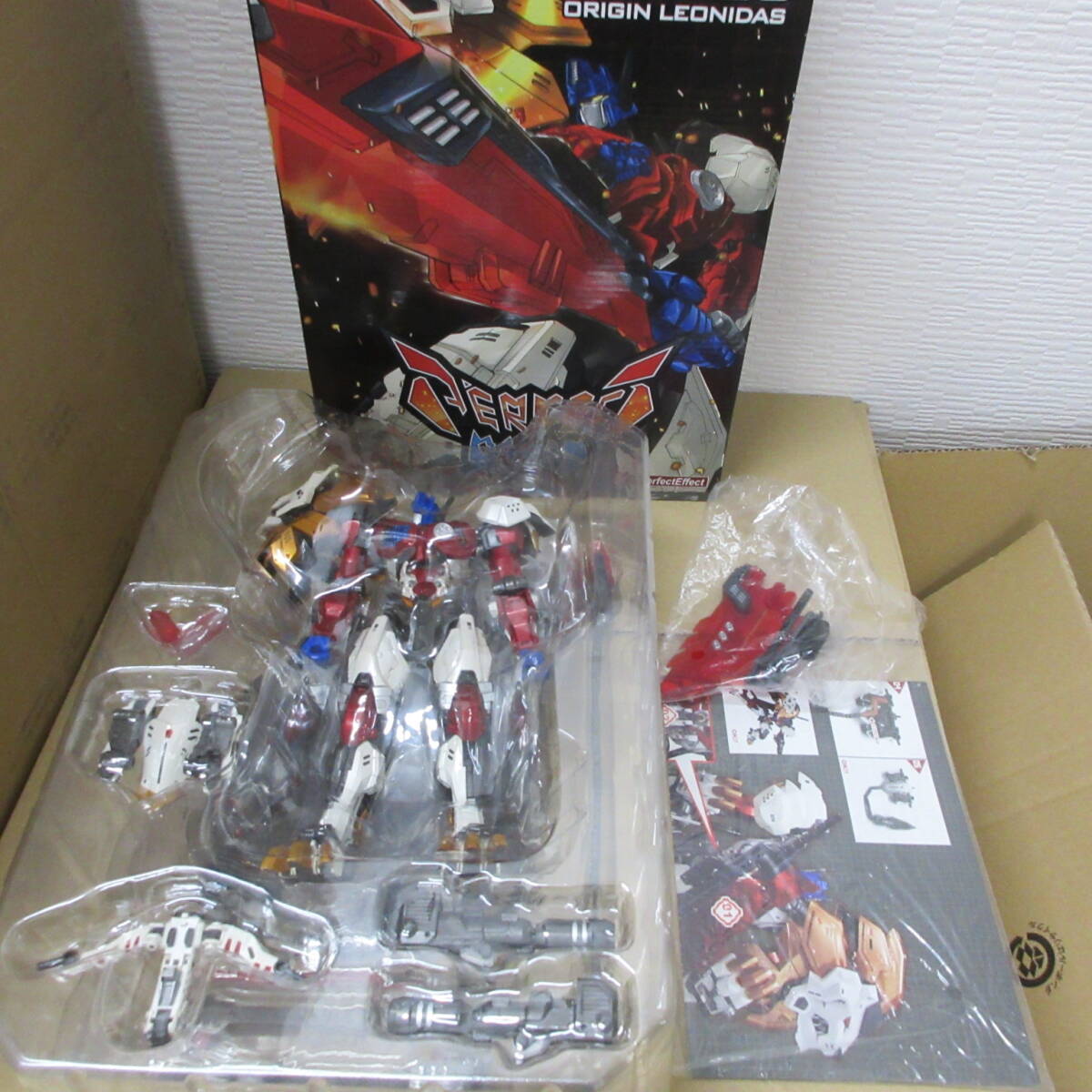 【目立った傷や汚れなし】 開封品 PE-DX08 ORIGIN LEONIDAS オリジン レオニダス PerfectEffect ロボット ...