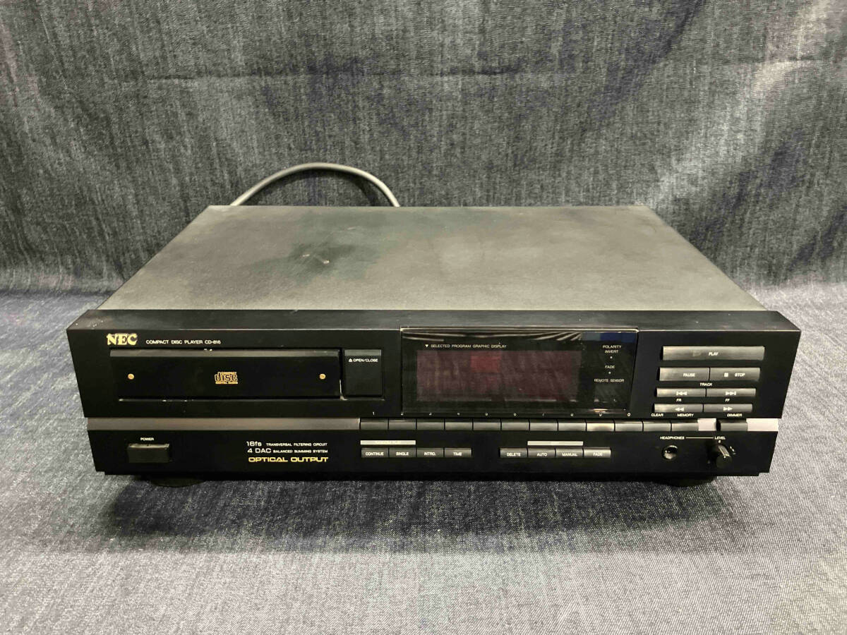 【やや傷や汚れあり】NEC CD-816 CDプレーヤー (※ ゆ25-10-12)の落札情報詳細 - Yahoo!オークション落札価格検索 ...