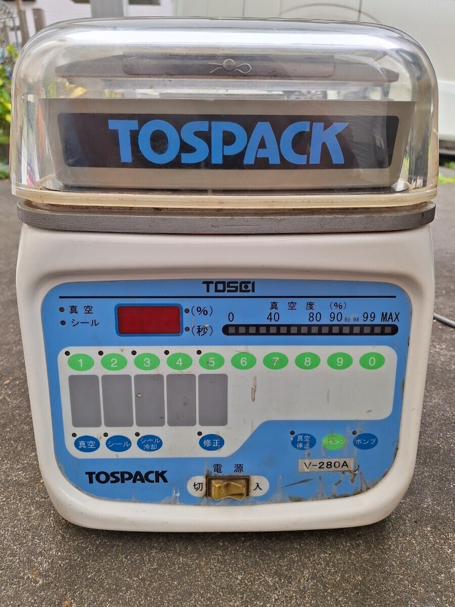 【傷や汚れあり】TOSEI 東静電気 TOSPACK 真空包装機 V-280A 真空包装機 業務用 ジャンクの落札情報詳細 - Yahoo ...
