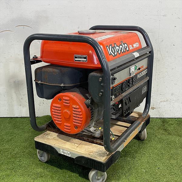 【やや傷や汚れあり】B6s241513 クボタ HA2200 発電機 60Hz 100V 2.2kVA 【整備品/動画あり】 KUBOTAの落札情報詳細 - Yahoo!オークション落札価格 ...
