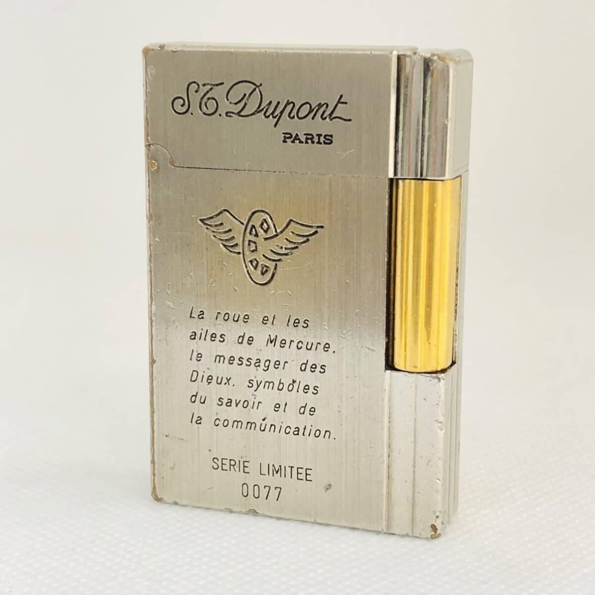 【全体的に状態が悪い】1円〜 S.T.Dupont デュポン ギャッツビー メルキュール Mercure シルバー×ゴールド ゾロ目 火花ok 喫煙具 C1の落札情報詳細 - Yahoo ...