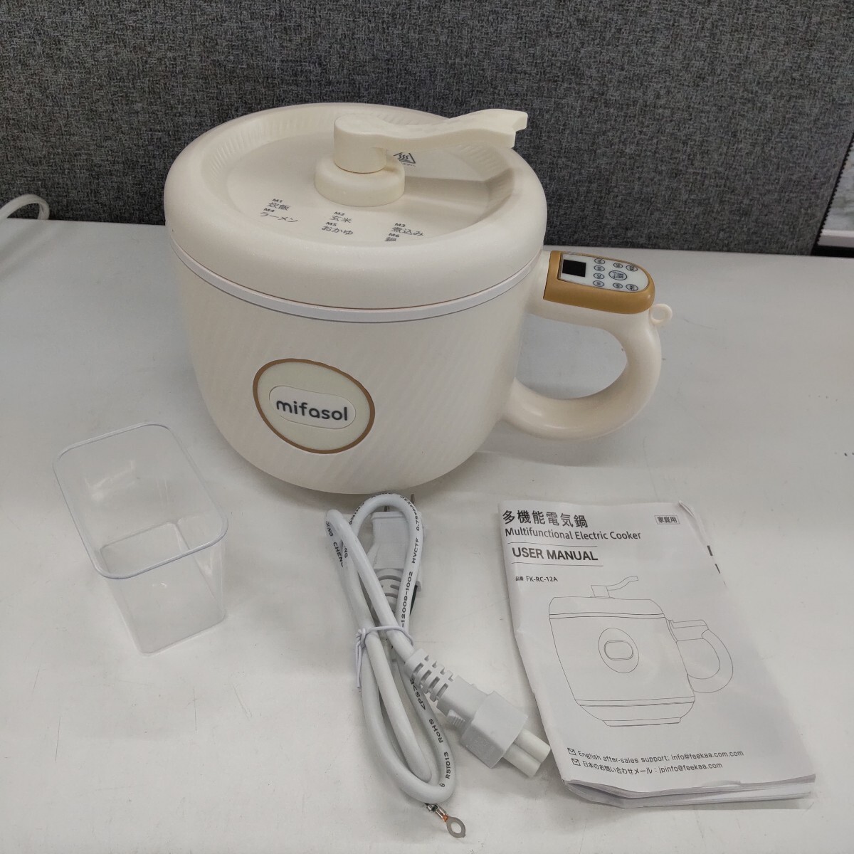 【傷や汚れあり】0607k1813 mifasol 多機能電気鍋 FK-RC-12Aの落札情報詳細 - Yahoo!オークション落札価格検索 オークフリー