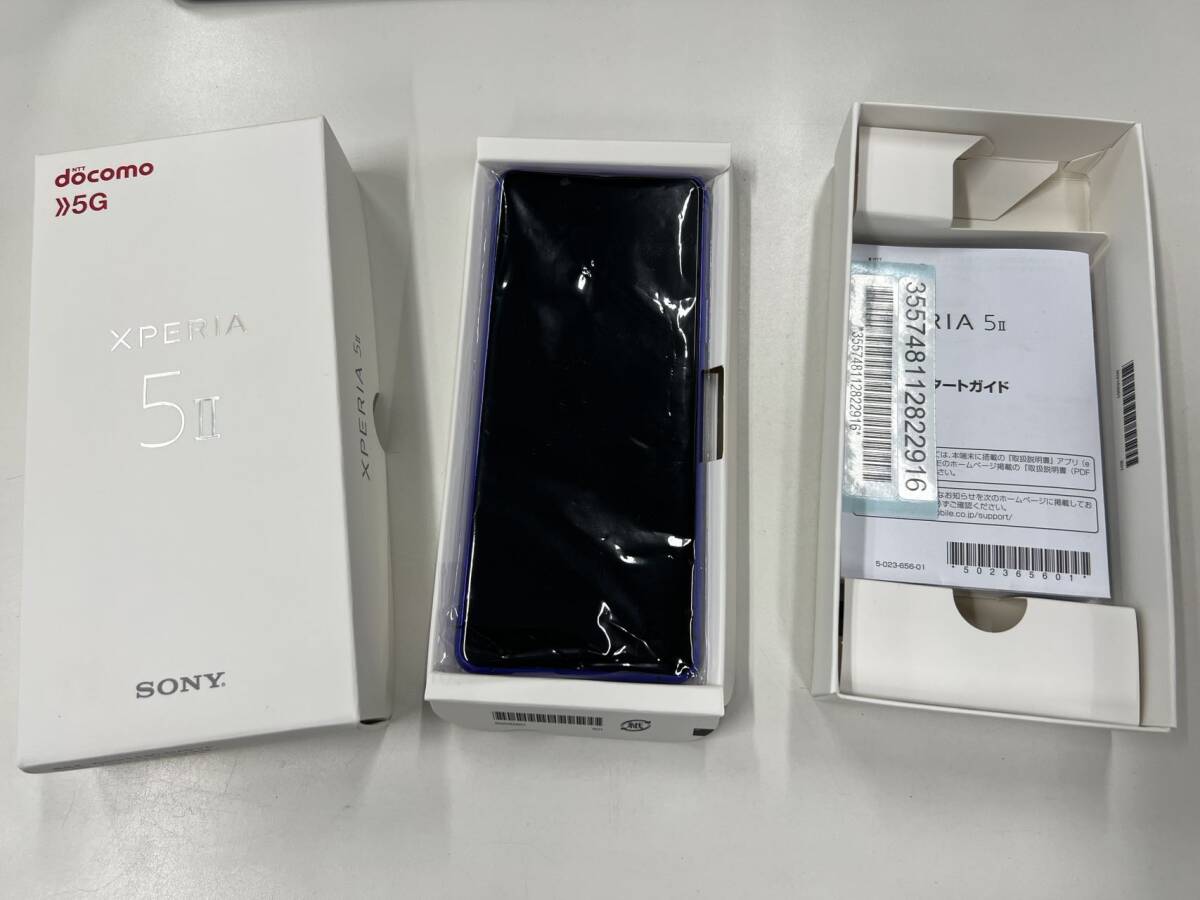 【目立った傷や汚れなし】美品 SIMフリー sony Xperia 5 II SO-52A 6.1インチ メモリー8GB /128GB パー ...