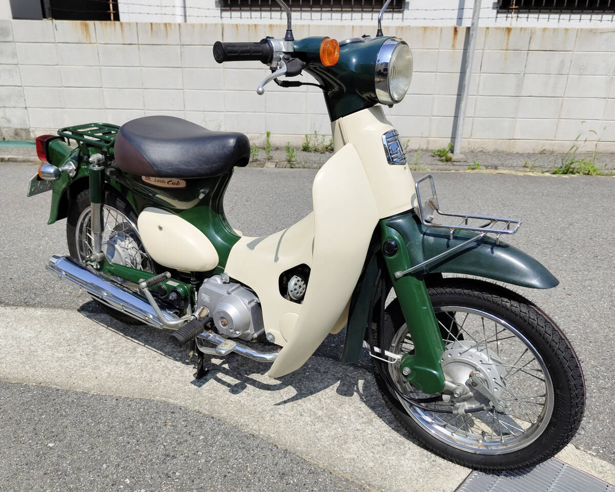 【やや傷や汚れあり】ホンダ リトルカブ AA01 キャブ セル付 4速 HONDA LITTLE CUB 50cc 前後タイヤ交換済みの落札 ...