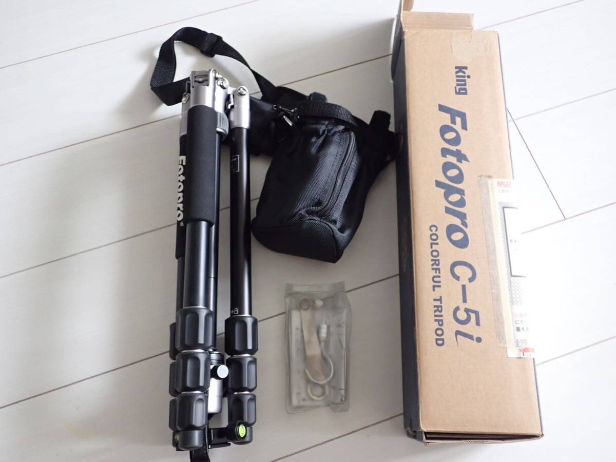 【目立った傷や汚れなし】美品 Fotopro FPH-52Q C-5i 雲台 三脚 セット 小型 一脚 の落札情報詳細 - ヤフオク落札価格検索 オークフリー