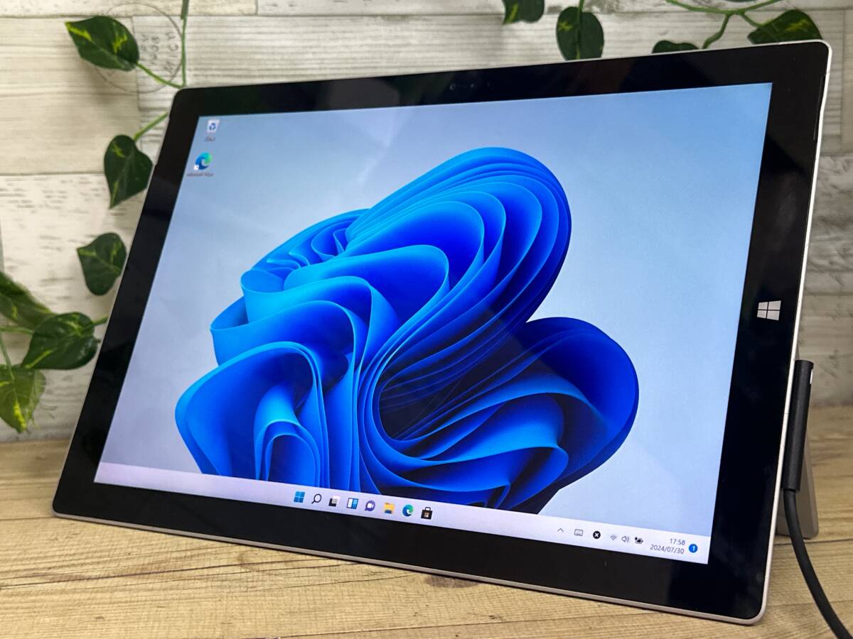 【やや傷や汚れあり】Surface Pro 3[Core i5(4300U)1.9Ghz/RAM:4GB/SSD:128GB/12インチ]Windows11 タブレットPC 動作品 ※ジャンク ...
