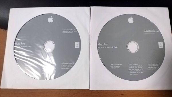 【やや傷や汚れあり】SF456 2枚組 Apple Mac Pro OS X Install Disc DVD 10.6.4の落札情報詳細 - Yahoo!オークション落札価格検索 オークフリー