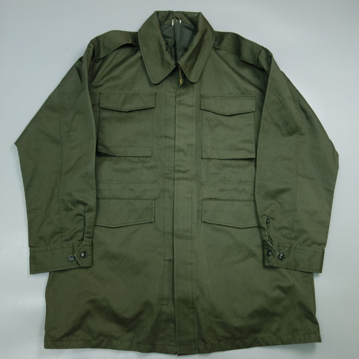 【やや傷や汚れあり】90s 軍物 ミリタリー 陸上自衛隊 防衛大学校 作業外被 M-65 ミリタリージャケット メンズ 1の落札情報詳細 - Yahoo!オークション落札価格検索 オークフリー