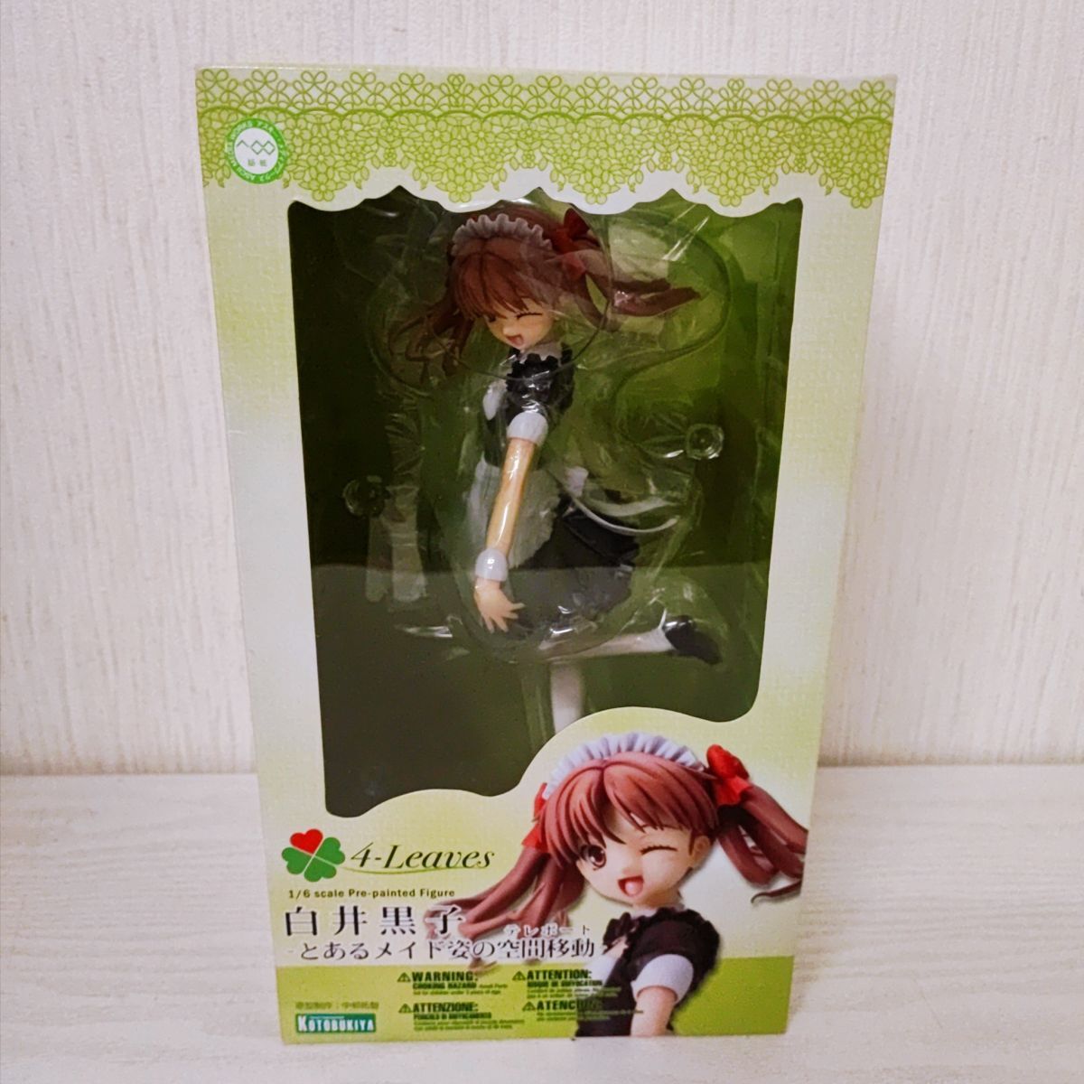 【目立った傷や汚れなし】P20【100】1円～ 未開封 コトブキヤ 4-Leaves 1/6 とある科学の超電磁砲 白井黒子 とあるメイド姿の空間移動の落札情報詳細 - Yahoo ...