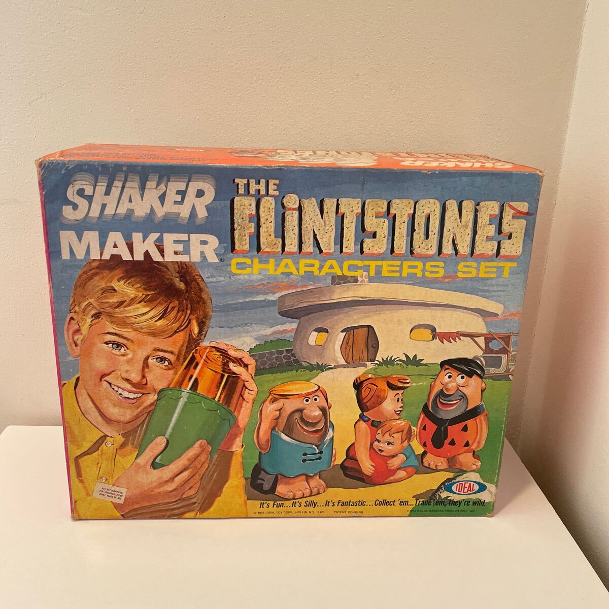 【傷や汚れあり】フリントストーン THE FLINTSTONES SHAKER MAKER キャラクターセット 1973 IDEAL TOY ...