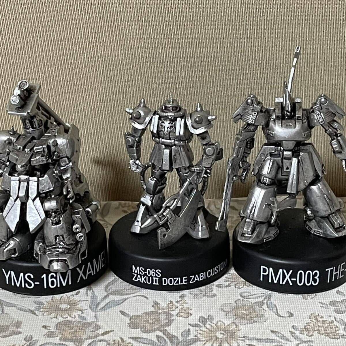 【目立った傷や汚れなし】機動戦士ガンダムミニフィギュア YMS-16M XAMEL MS-06S ZAKUⅡ DOZLE ZABI ...