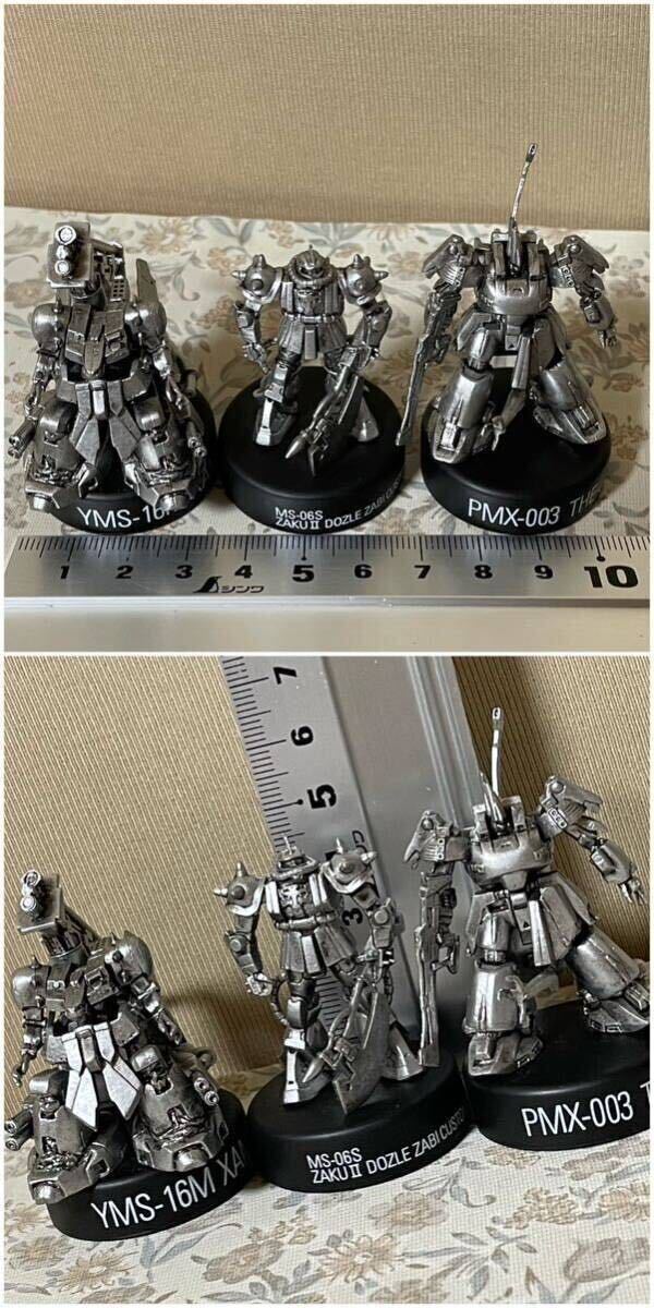 【目立った傷や汚れなし】機動戦士ガンダムミニフィギュア YMS-16M XAMEL MS-06S ZAKUⅡ DOZLE ZABI ...