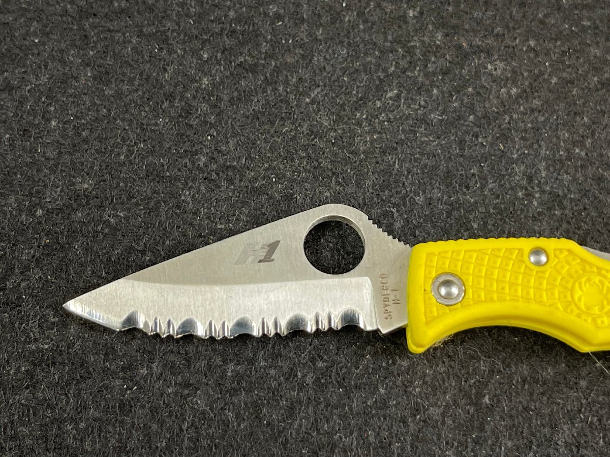 【傷や汚れあり】SM0608-2 SPYDERCO H-1 フォールディングナイフ SEKI スパイダルコ 折りたたみナイフ サバイバル コンパクトの落札情報詳細 - Yahoo!オークション ...