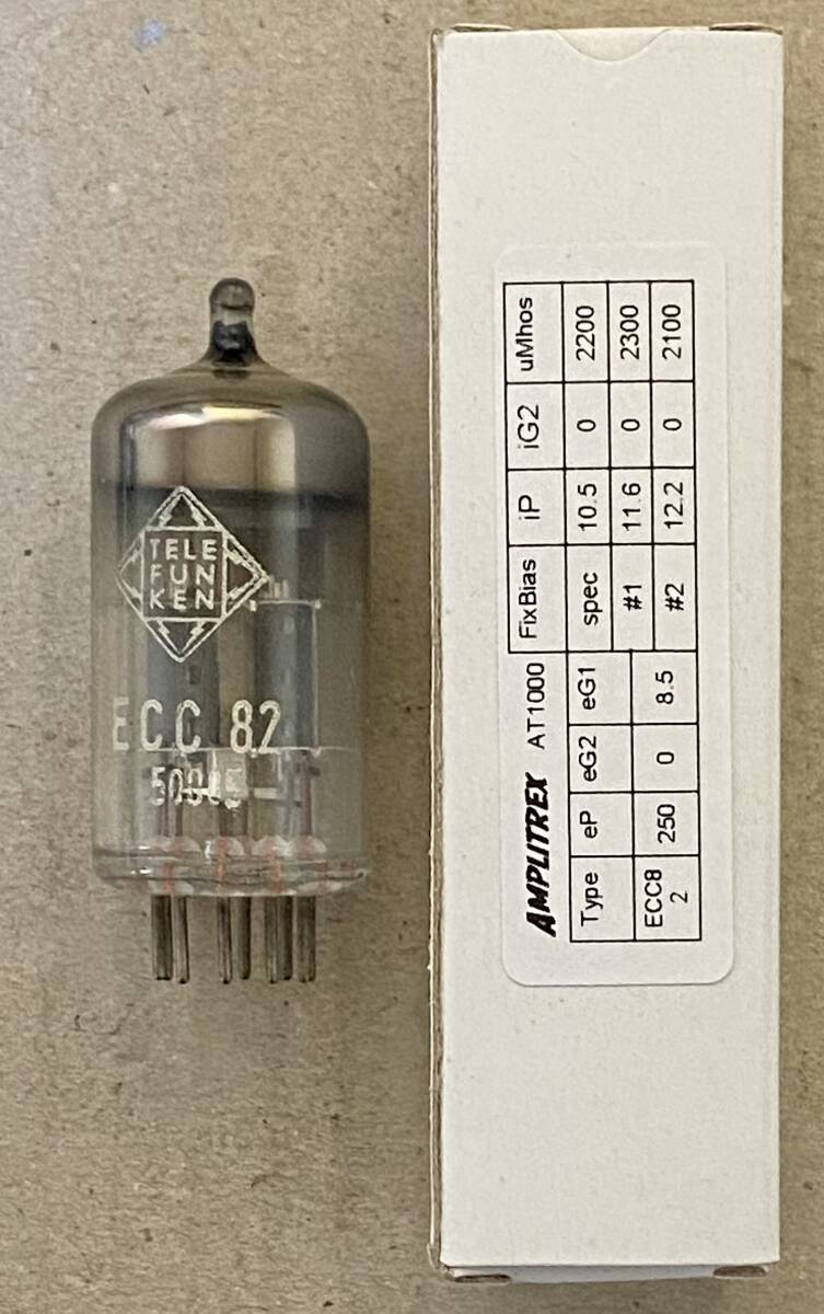【目立った傷や汚れなし】 USED38247 TELEFUNKEN ECC82 (12AU7)（ショートスムースプレート）の落札情報詳細 - Yahoo!オークション落札価格検索 オークフリー