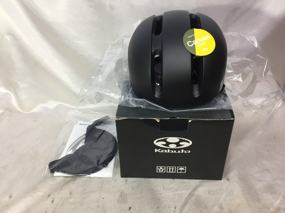 【未使用】【未使用保管品】Kabuto カブト UB Canvas キャンバスアーバン 自転車用ヘルメット サイズ：M/L (57~59cm ...