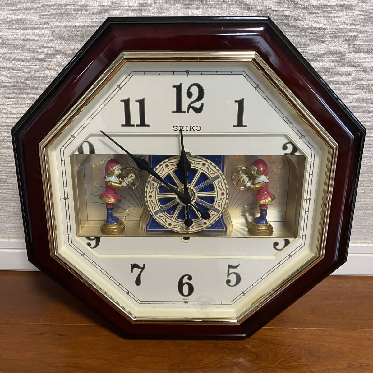 【傷や汚れあり】動作確認済 SEIKO セイコー からくり時計パペット Puppet アナログ掛時計 レトロ RE522B 日本製の落札情報 ...