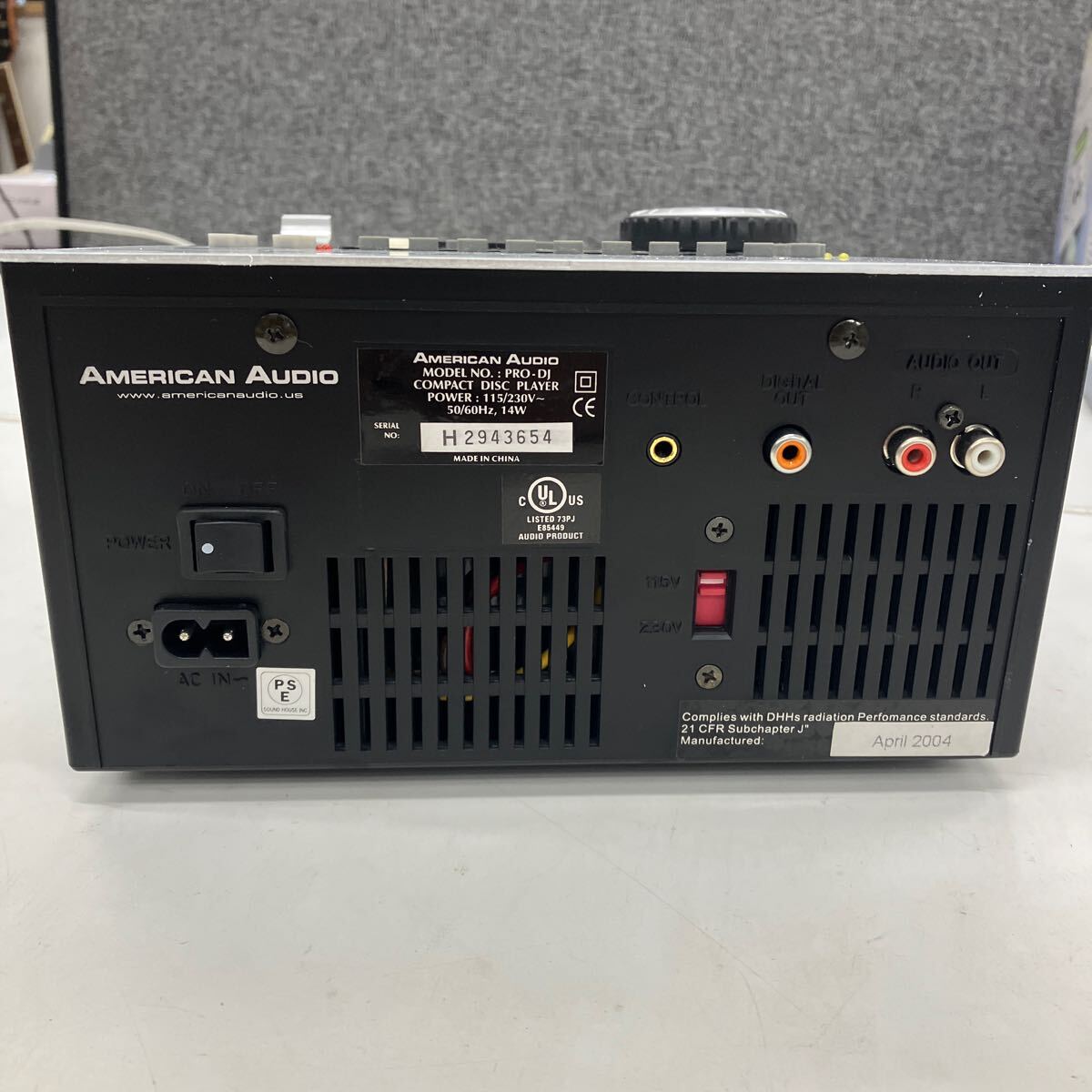 【未使用に近い】 0608r2909 American Audio Pro-DJ CDJ アメリカンオーディオ -m460の落札情報詳細 ...