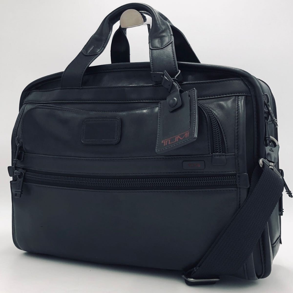【目立った傷や汚れなし】1円~[極美品] TUMI トゥミ ナパレザー 総革 2way メンズ ビジネスバッグ エッセンシャル ブリーフケース 斜め掛け A4+PC可 大容量 通勤 黒の落札 ...