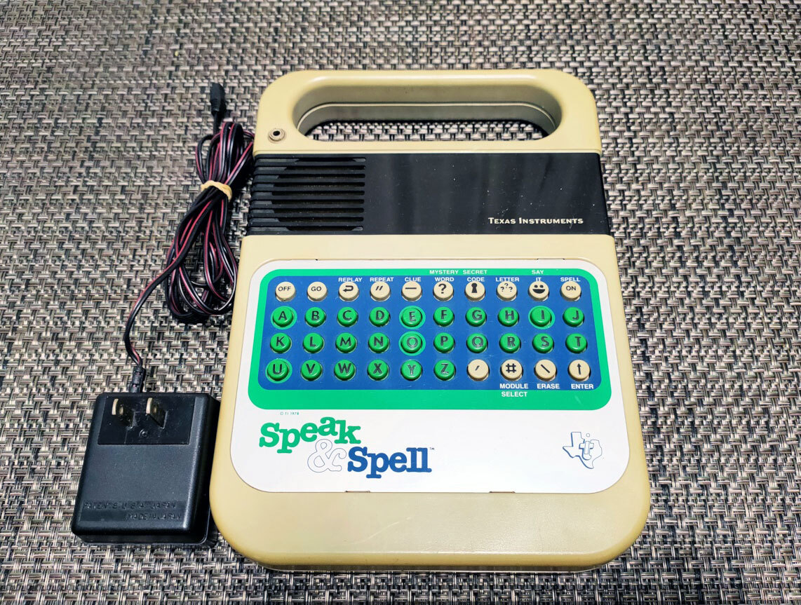 【傷や汚れあり】スピーク＆スペル Speak & Spell 動作品 電源アダプタ付の落札情報詳細 - Yahoo!オークション落札価格検索 オークフリー