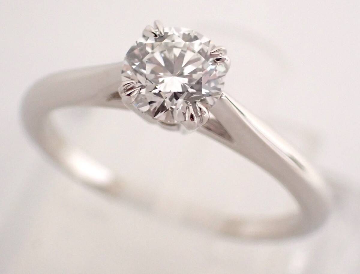 【目立った傷や汚れなし】新品仕上げ済 HARRY WINSTON(ハリーウィンストン) プラチナ950 ソリティアダイヤモンドリング Pt950 ダイヤリング 9号 3.2gの落札情報詳細 ...