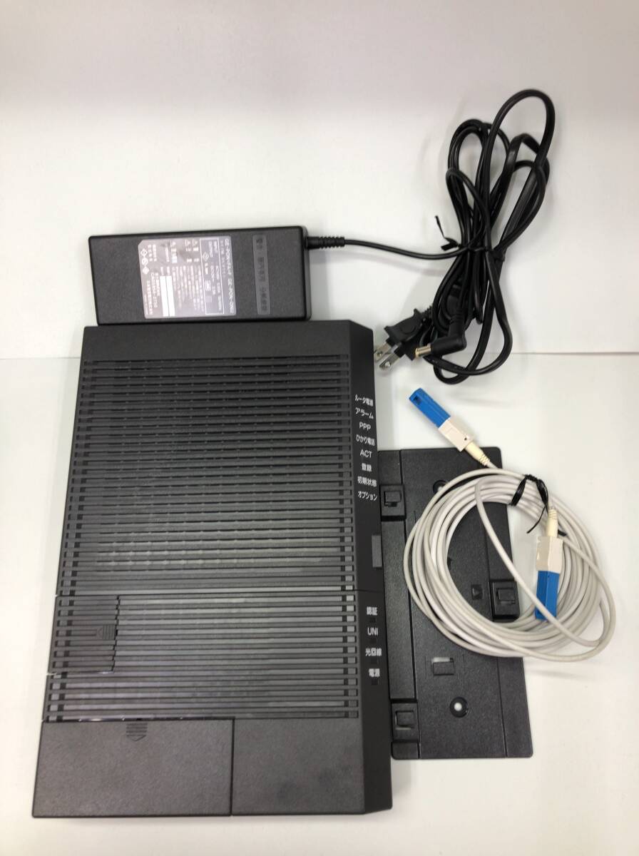 【目立った傷や汚れなし】NTT 回線終端装置 ONU 一体型 ひかり電話ルーター GE-ONU PR-500KI 西日本電信電話株式会社 通電 ...